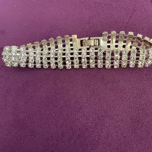 Jewelry | Blingy White Stone Bracelet And Ring Set | Poshmark